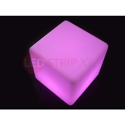 LED Kubus oplaadbaar 50cm met RGB Kleuren en Afstandsbediening - LEDStripXL