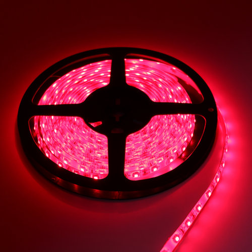 LEDStrip Rood 660nm (deep red) 5 meter 12V - LEDStripXL