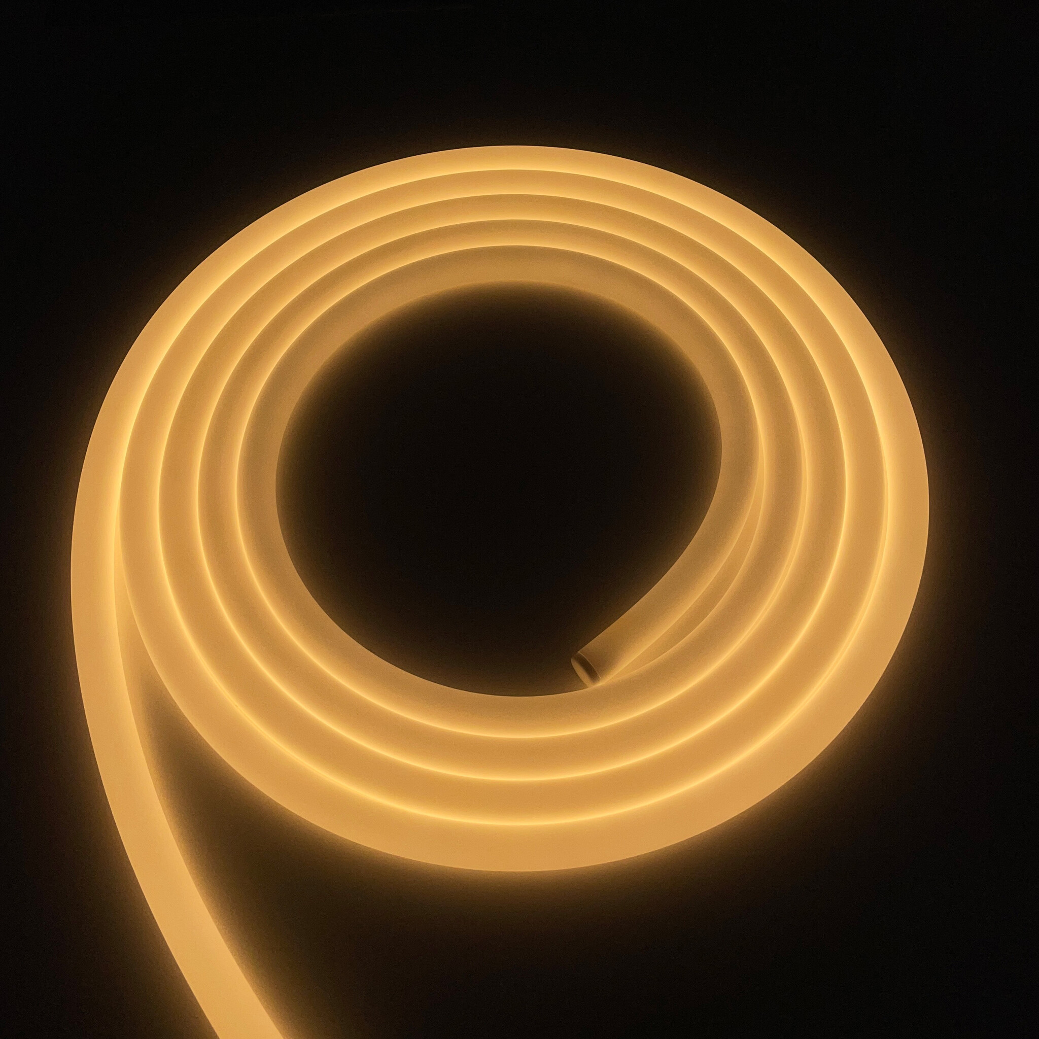 Neon LEDStrip Slimline - 360 graden rond - Extra Warm Wit 2700K - 5m ...