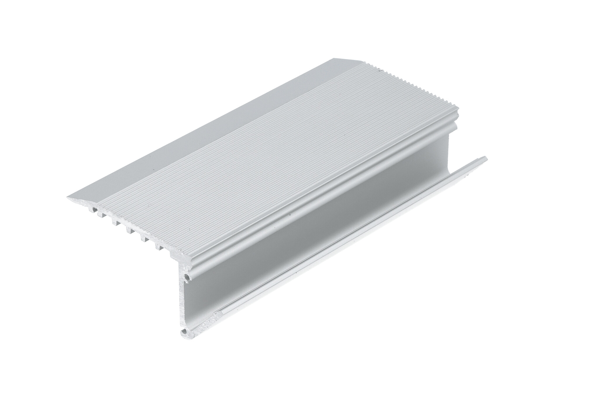 Traptrede profiel 2 meter met antislip 12mm binnenmaat - LEDStripXL