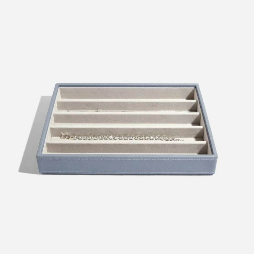 Classic 5-Section Box | Dusky Blue & Grey - STACKERS BOX