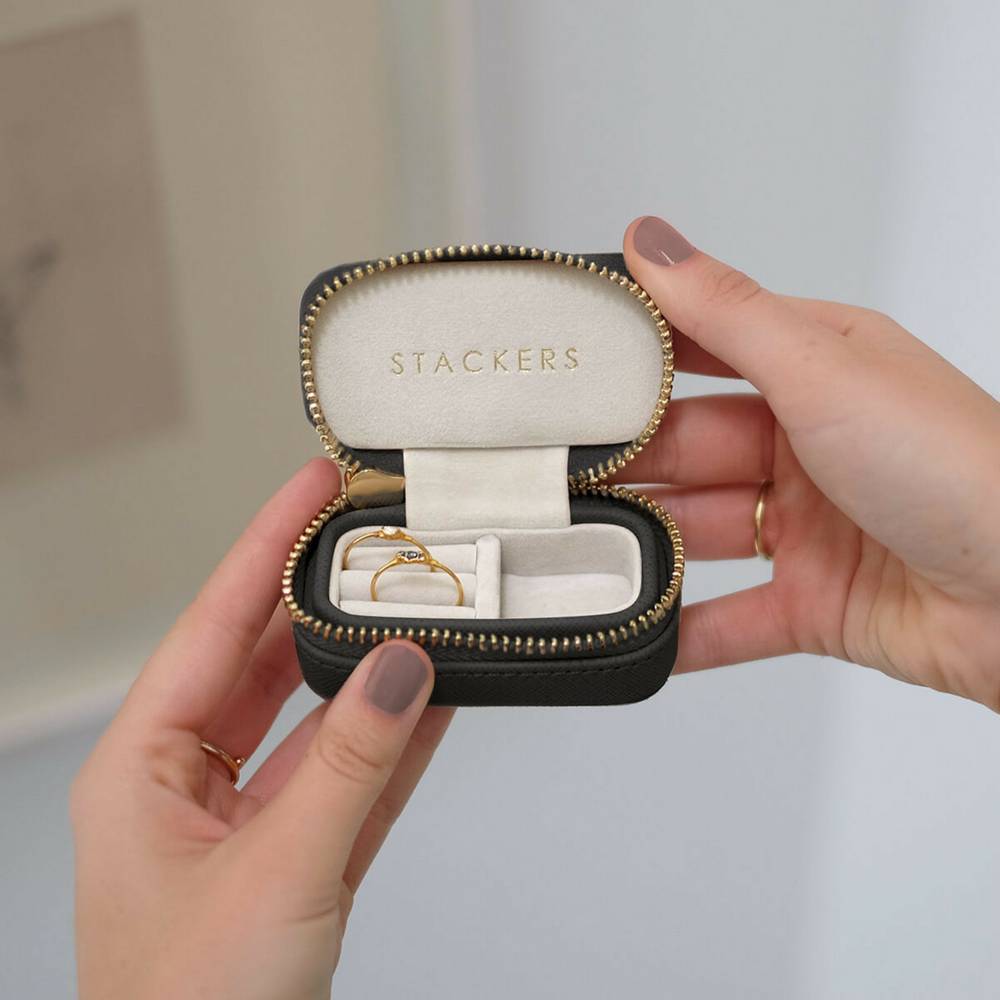Mini "Etui" in Black & Grey - STACKERS BOX