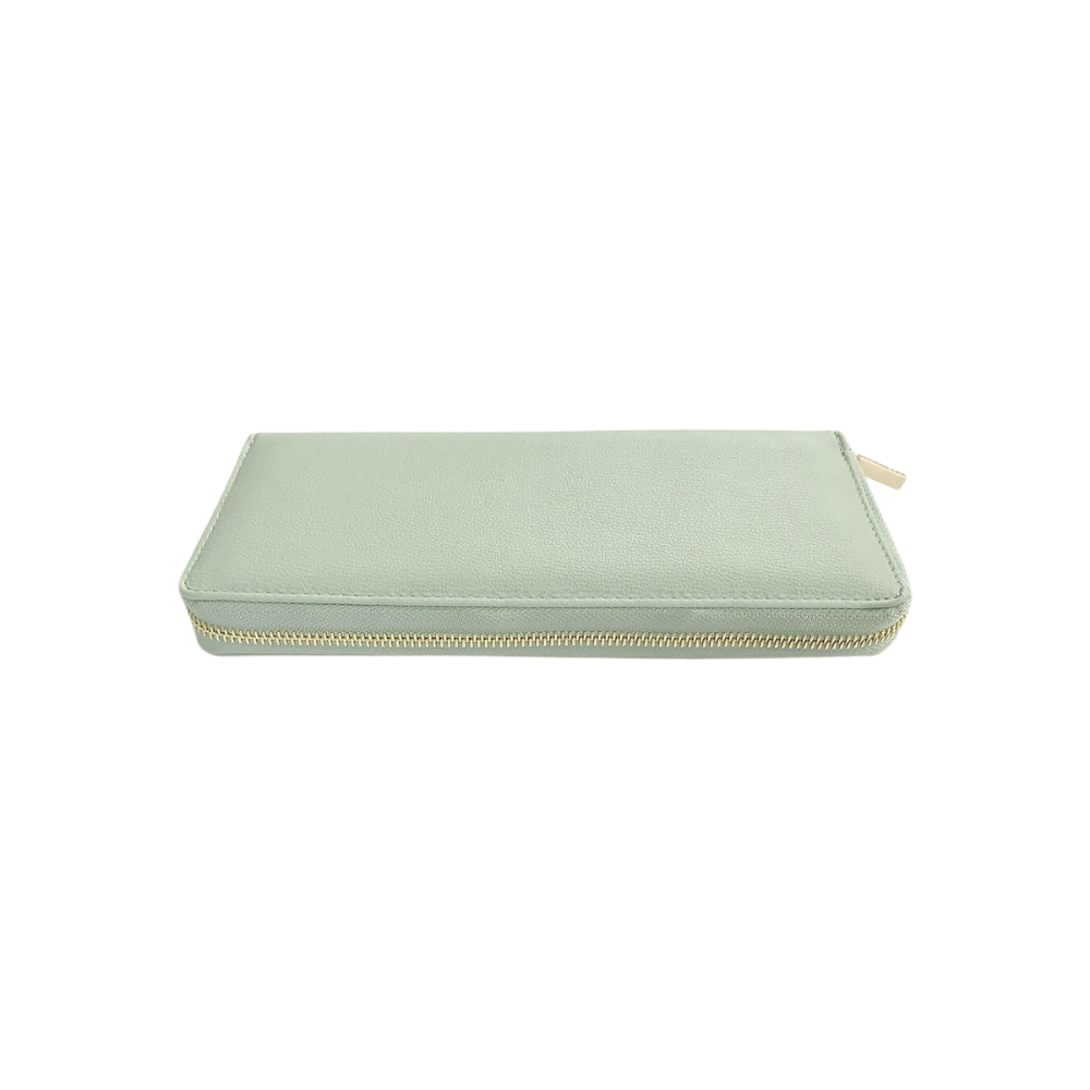 Flip Travel Etui Sage Green & Grey Velvet - STACKERS & Co