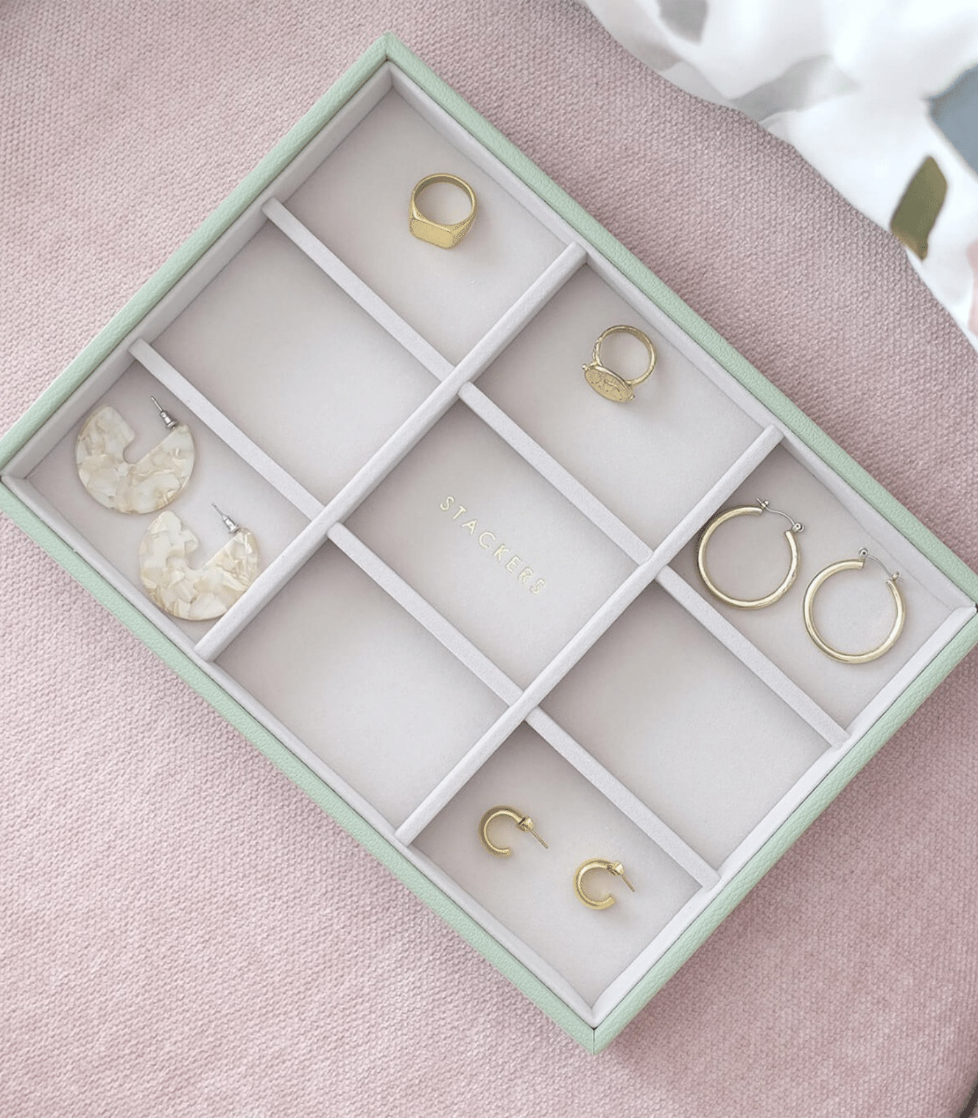 STACKERS "Classic" 9-Section Jewelry / Jewellery Box - STACKERS BOX