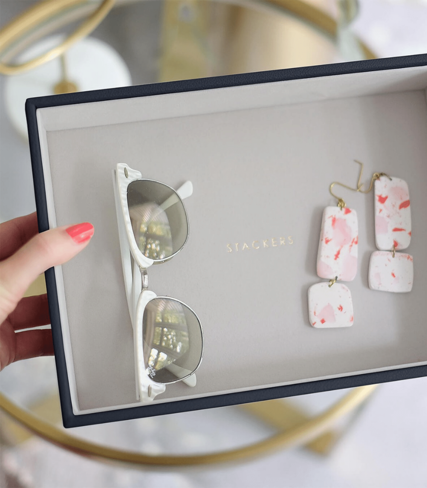 STACKERS "Classic" Open Box / Navy Blue & Grey - STACKERS & Co