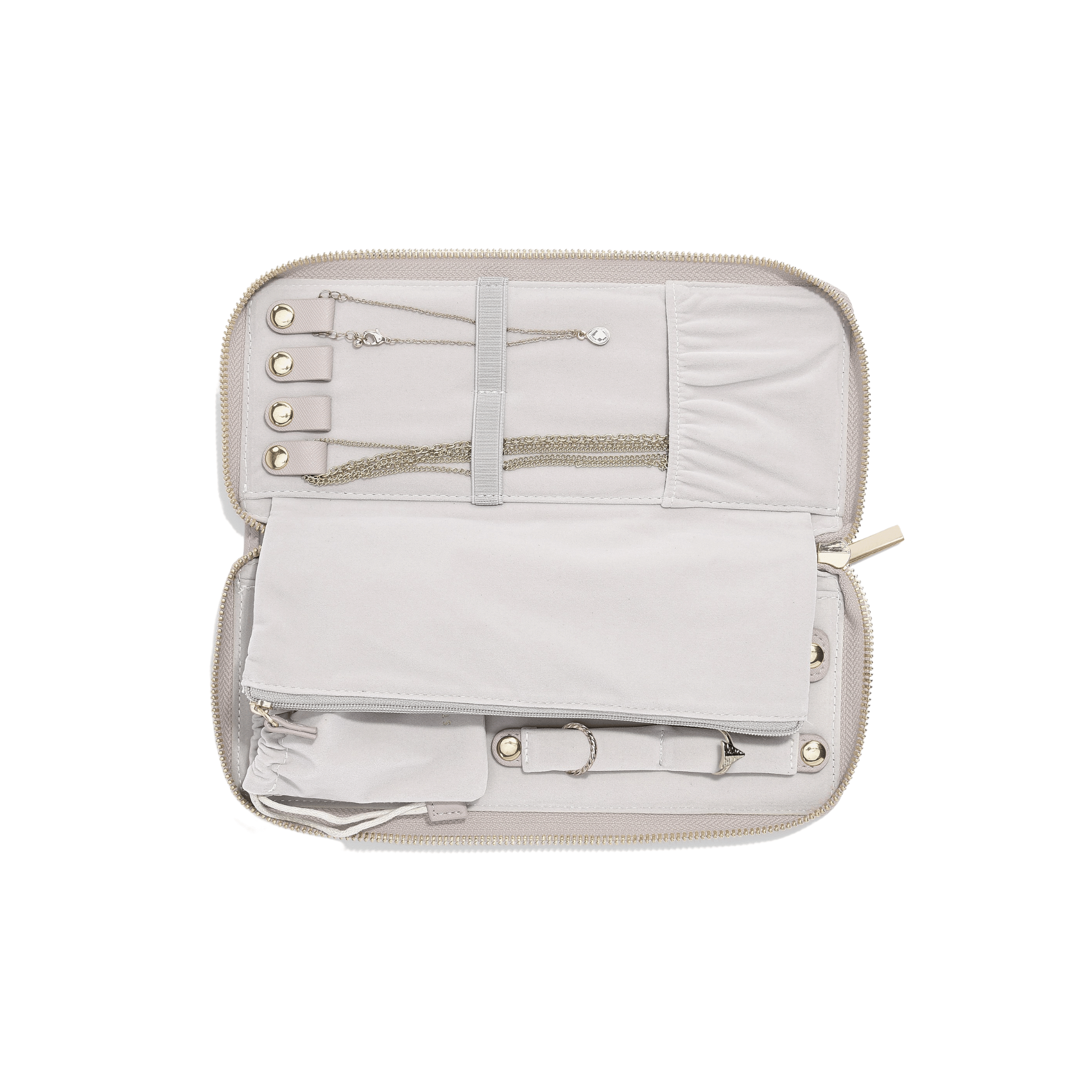 STACKERS "Flip" Travel Etui / Taupe - STACKERS & Co