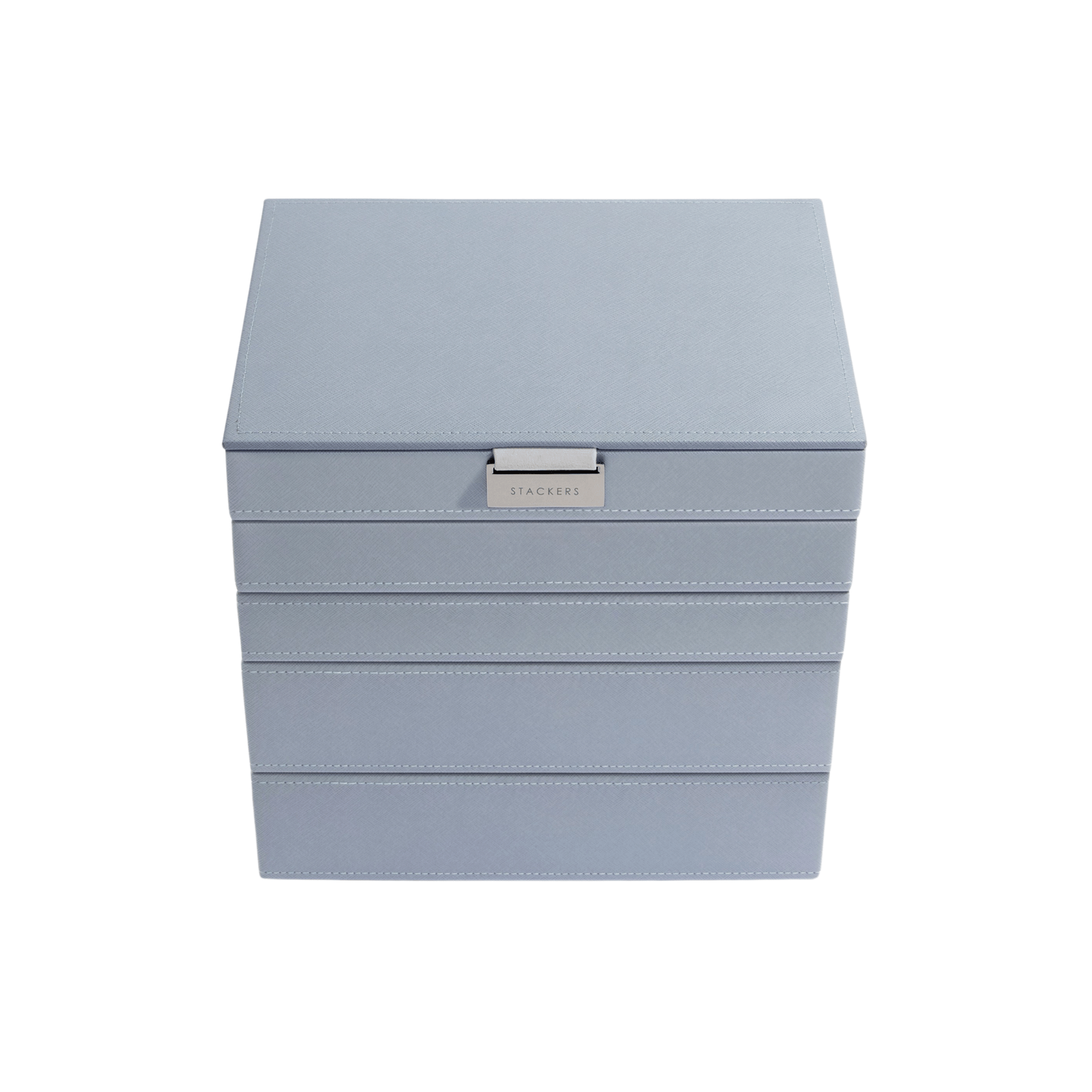 STACKERS "Classic" Jewelry Box 5-Set in Dusky Blue - STACKERS BOX