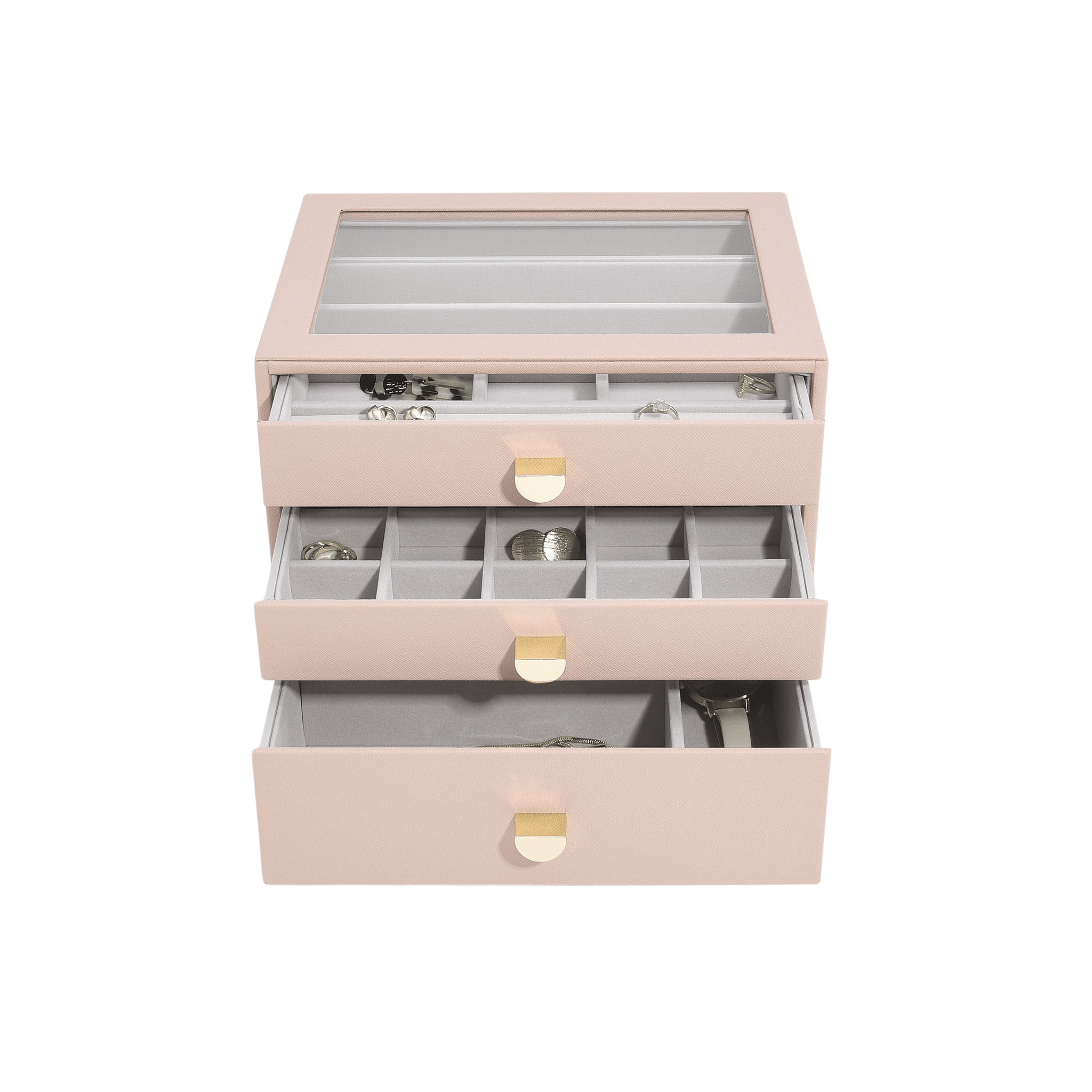 STACKERS "Classic" Drawer 3-Set / Blush - STACKERS BOX