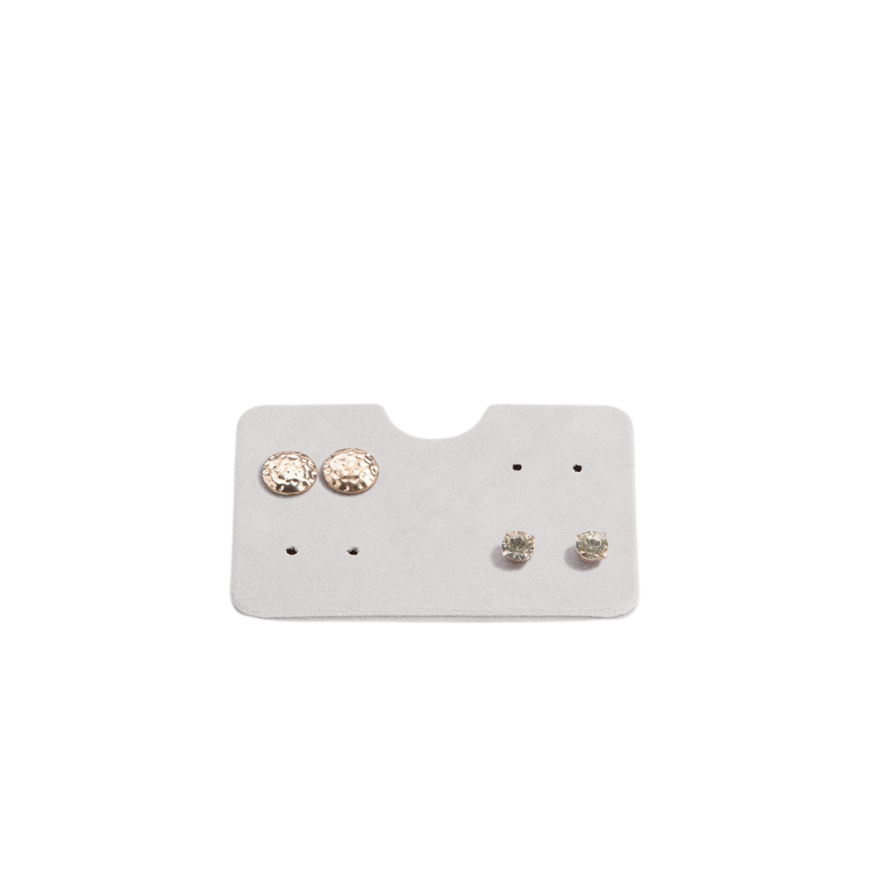 Earing Accessory 3-Set / Grey Velvet - STACKERS BOX