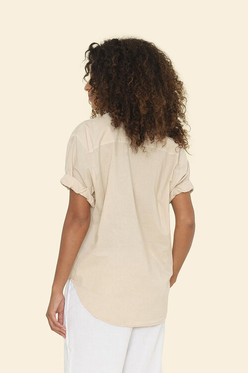 Xirena Sand Blouse - Van Dort Mode