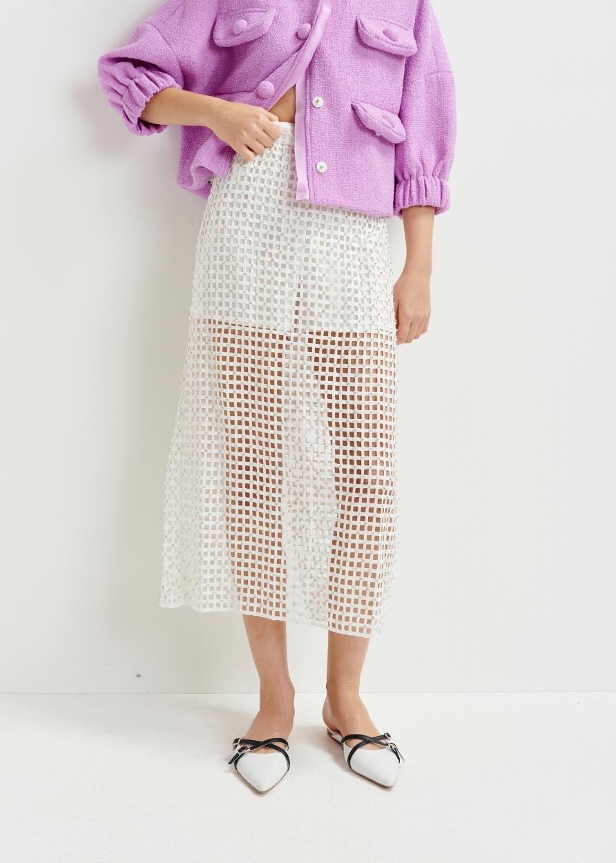 Essentiel Antwerp Sequin Mesh Rok - Van Dort Mode