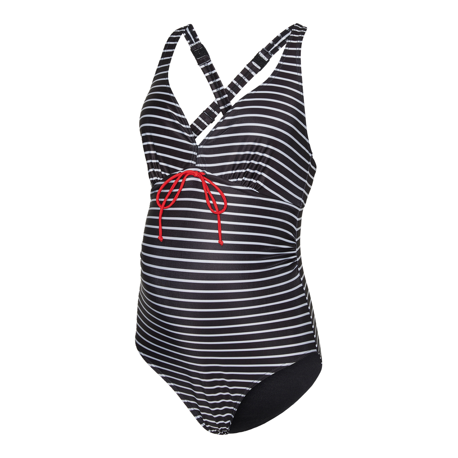 Mamalicious ZwangerschapsBadpak / PositieBadpak Jose Stripe Black - Op ...