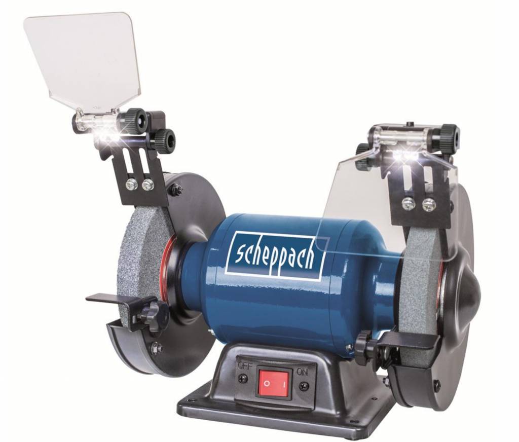 Scheppach Dubbele slijpmachine SM150L - MZS Gereedschap & Slijpservive