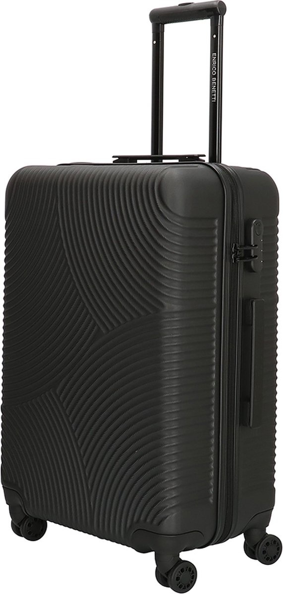 Enrico Benetti Louisville Koffer Medium Zwart - KofferStunter