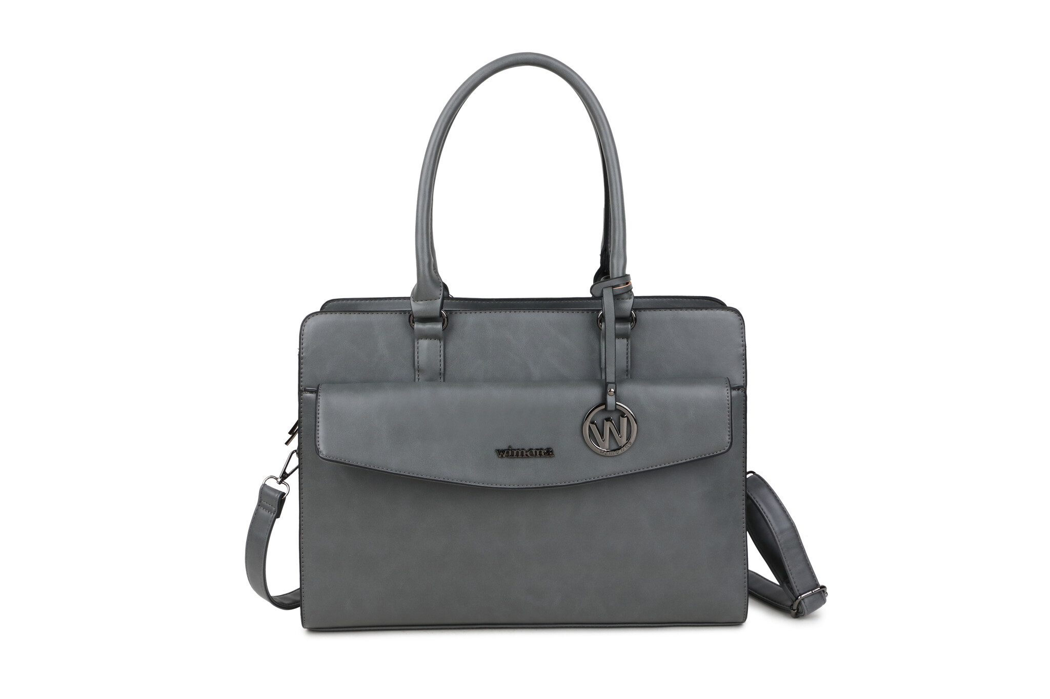 Wimona Valentina School/werktas Grijs - KofferStunter