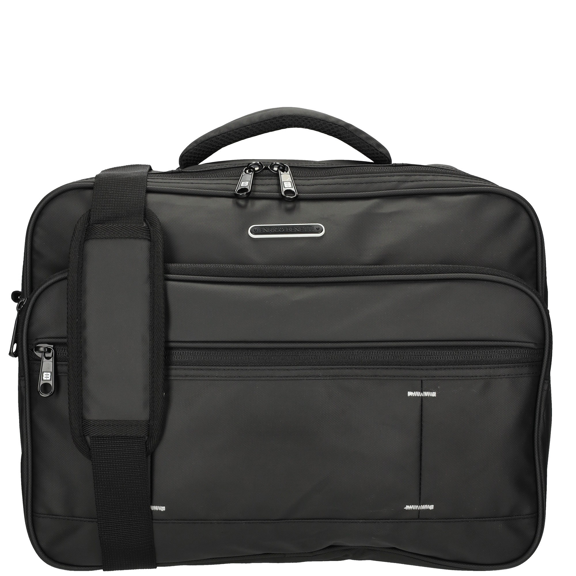 Enrico Benetti 15 inch Laptop Flightbag Zwart 40x20x30cm - Polyester ...
