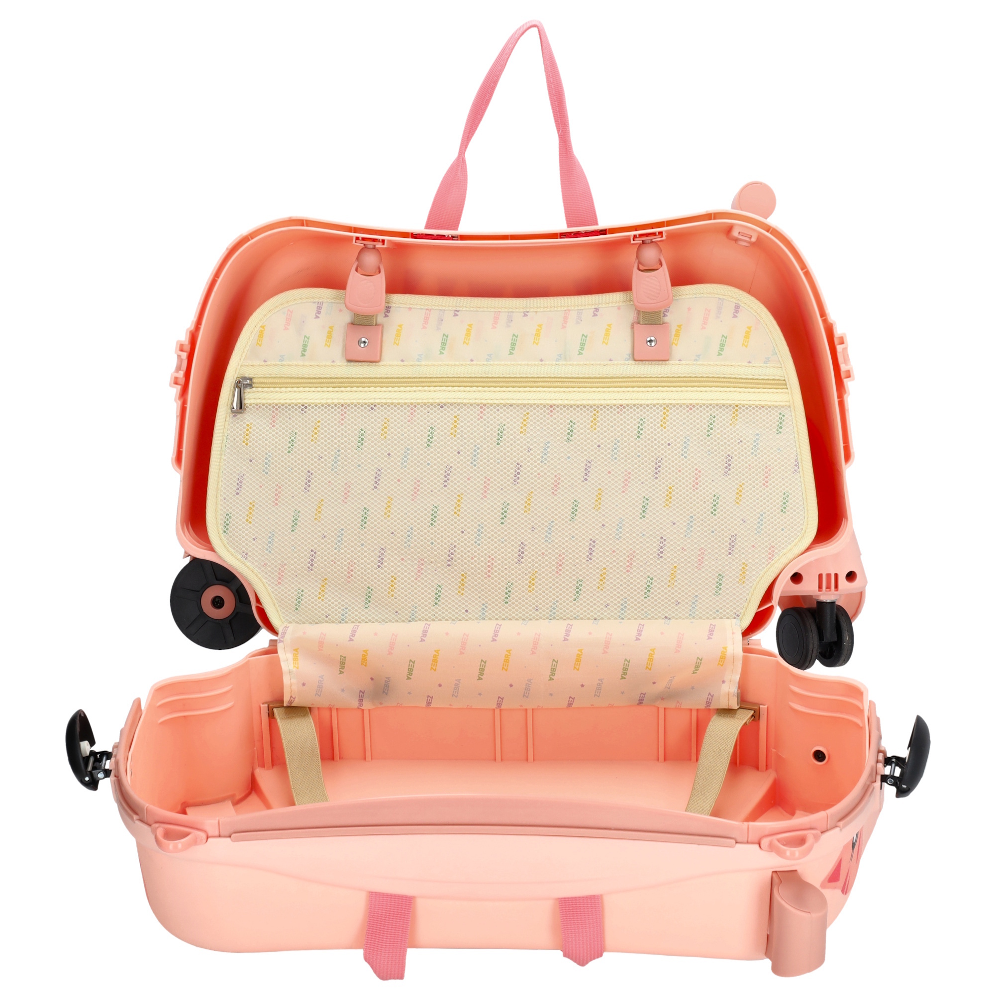 Zebra Beige Ranger Kinderkoffer Zitkoffer Handbagage (3–8 jaar ...