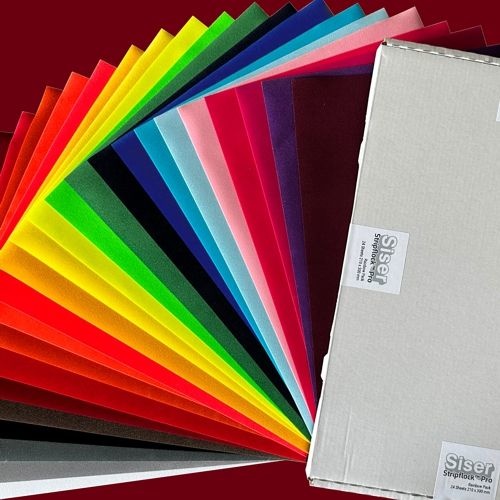 Siser Stripflock pakket (alle kleuren) - Silhouetteshop