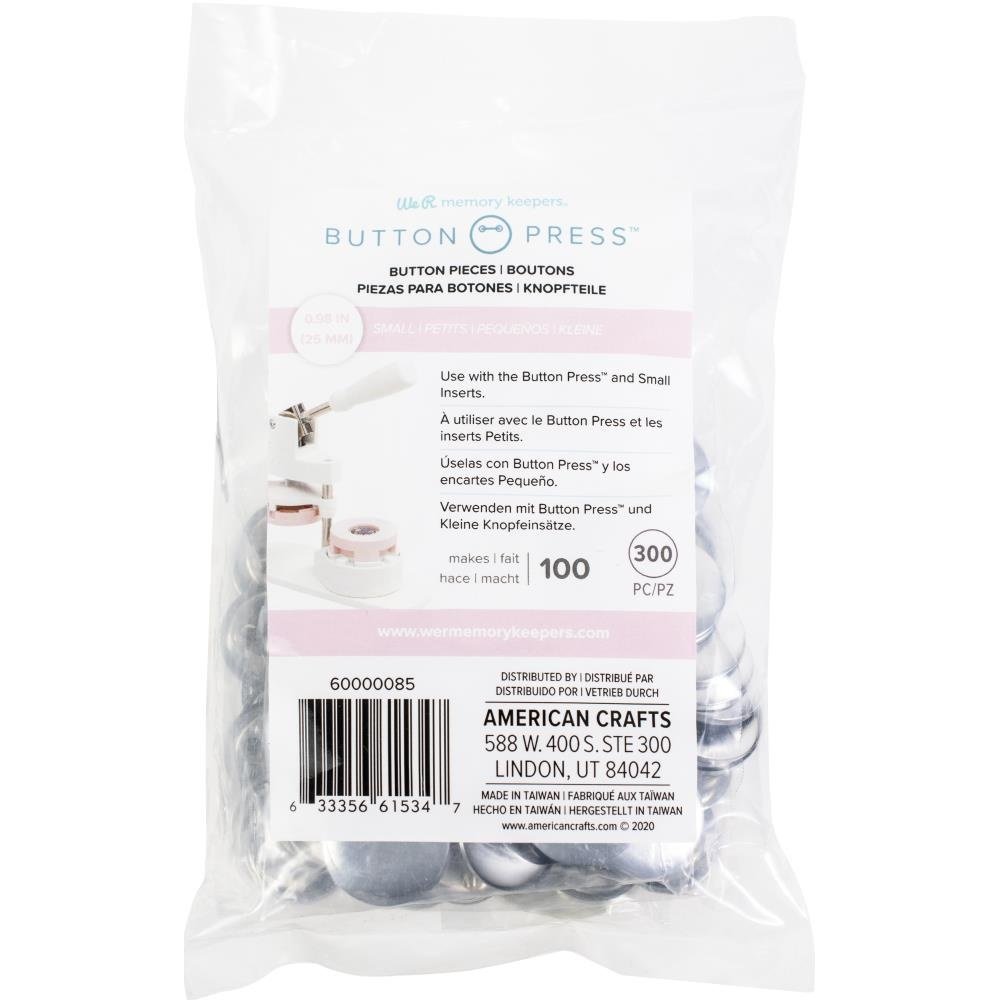 Button Press Button Navulverpakking SMALL (100 buttons) - Silhouetteshop