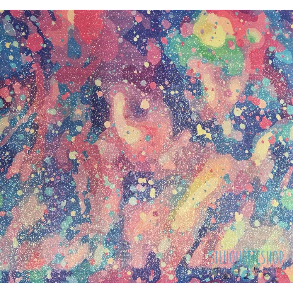 Sparkle Pattern Craft Vinyl Water Colour - Silhouetteshop