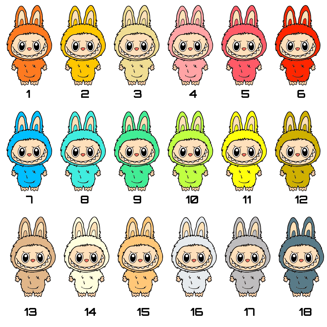 DTF Labubu - Silhouetteshop
