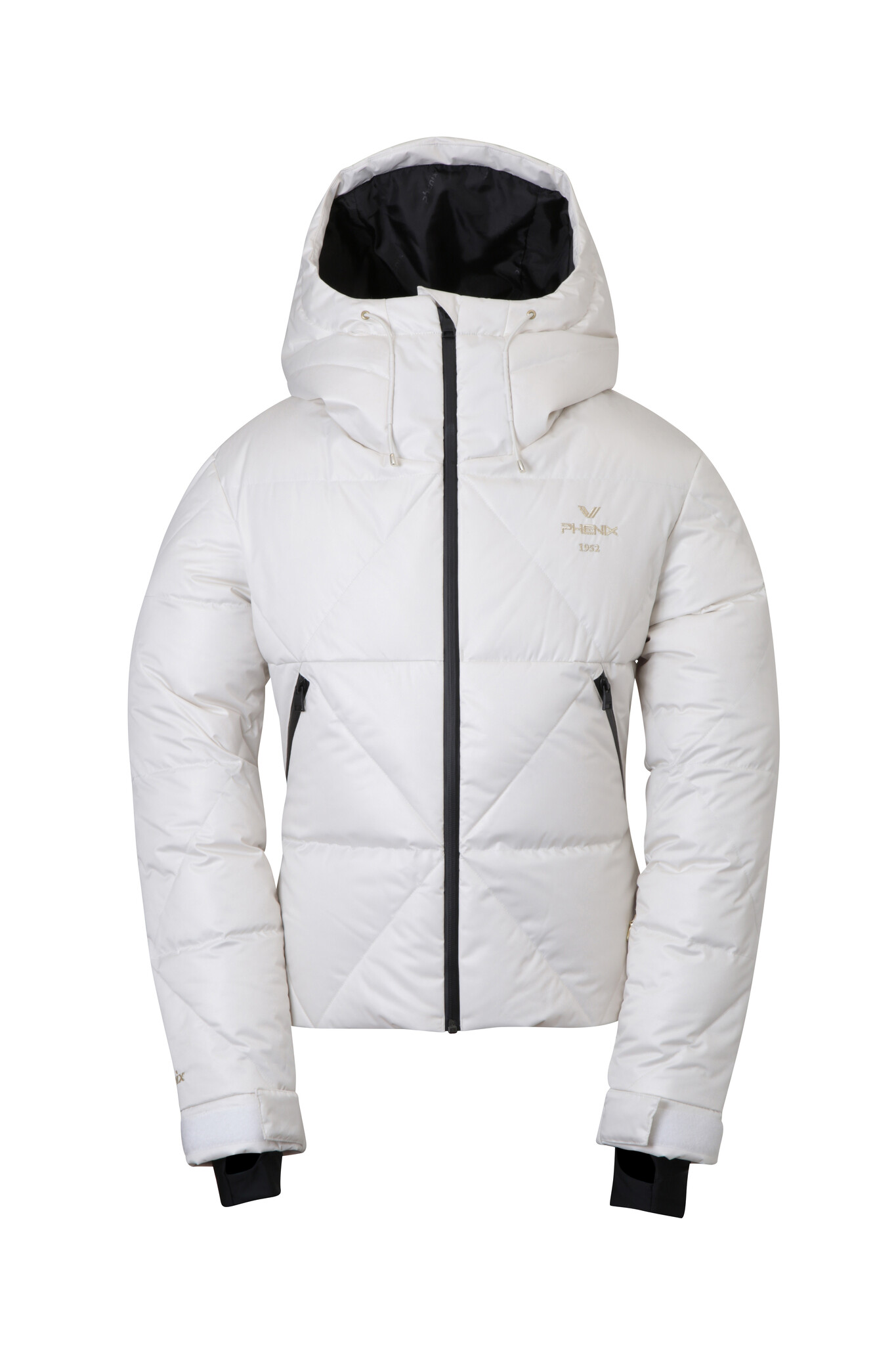 GRACE Diamond Quilted Jacket White - Sportshop-Online