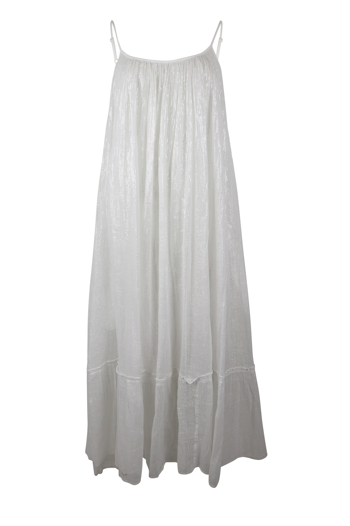 Robe Longue Shine Blanc
