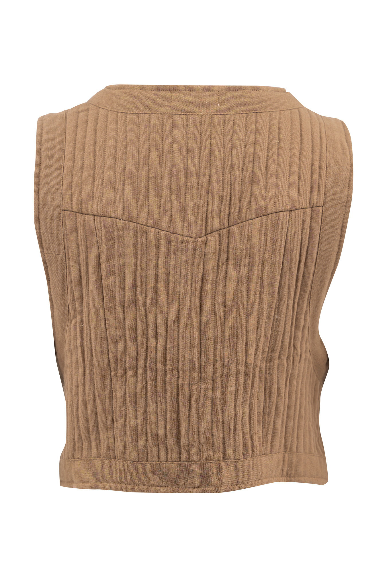 Waistcoat Basic Brown