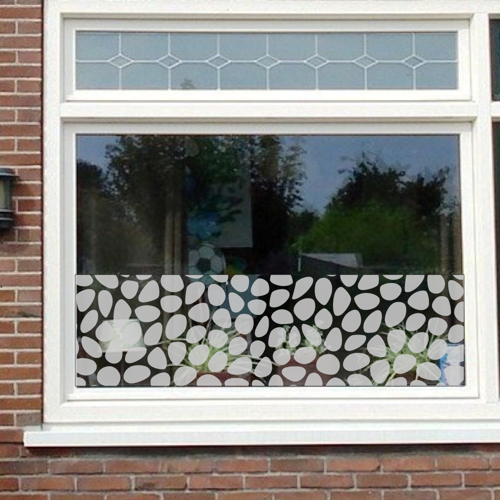 Raamfolie stenen - Muursticker4sale