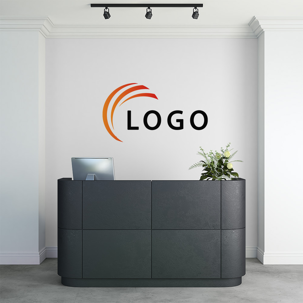 Logo als muursticker - Muursticker4sale