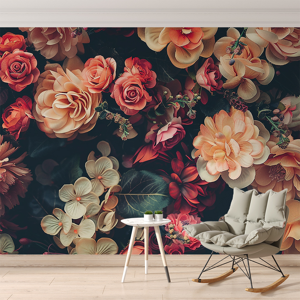 Behang The Flower Shop - Muursticker4sale