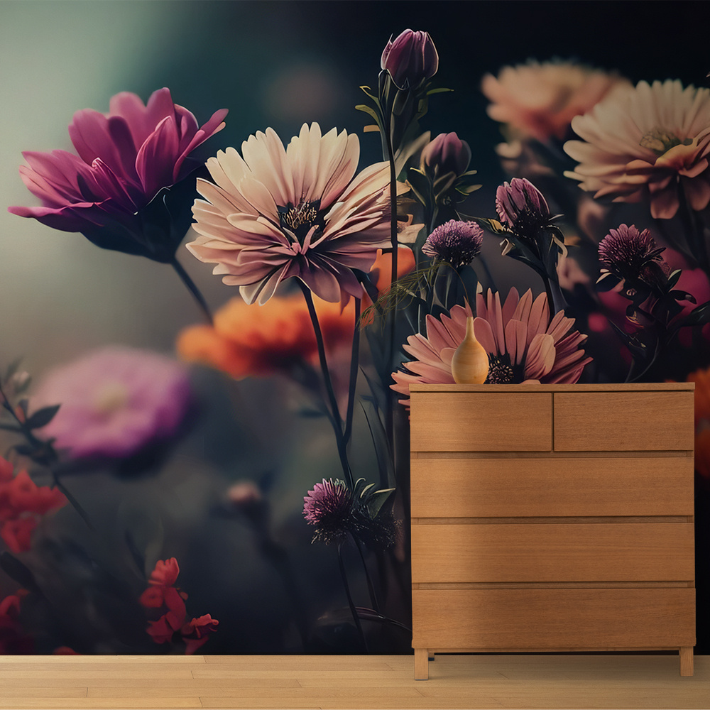 Behang Flowers for You - Muursticker4sale