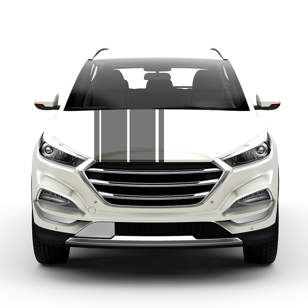 Auto striping 4 strepen - Muursticker4sale