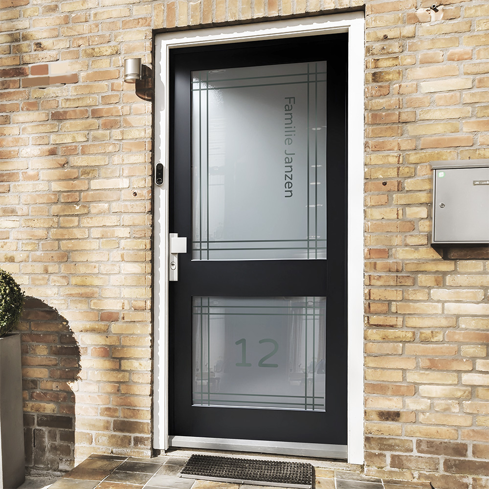 Raamfolie raster 2 ramen - Muursticker4sale