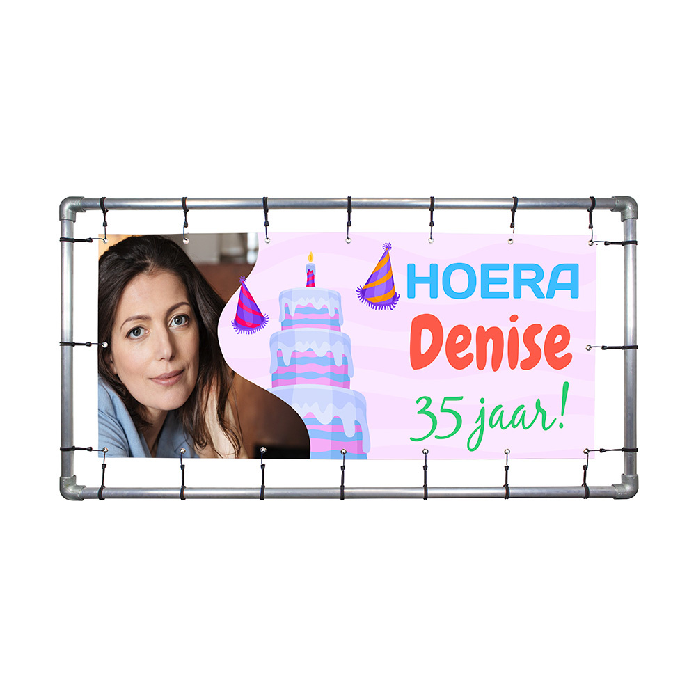 Spandoek Ontwerpen met Eigen Foto & Tekst | - Muursticker4sale