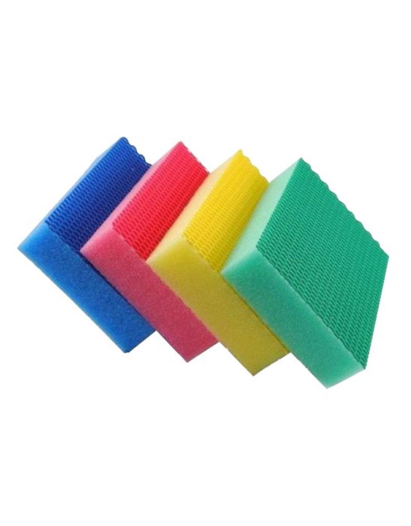 Four sponges in different colours - INOX RVS FOR FOOD INDUSTRY