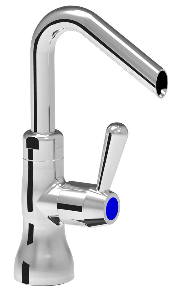 Rotating tap with single inlet - low model - INOX RVS FOR FOOD INDUSTRY