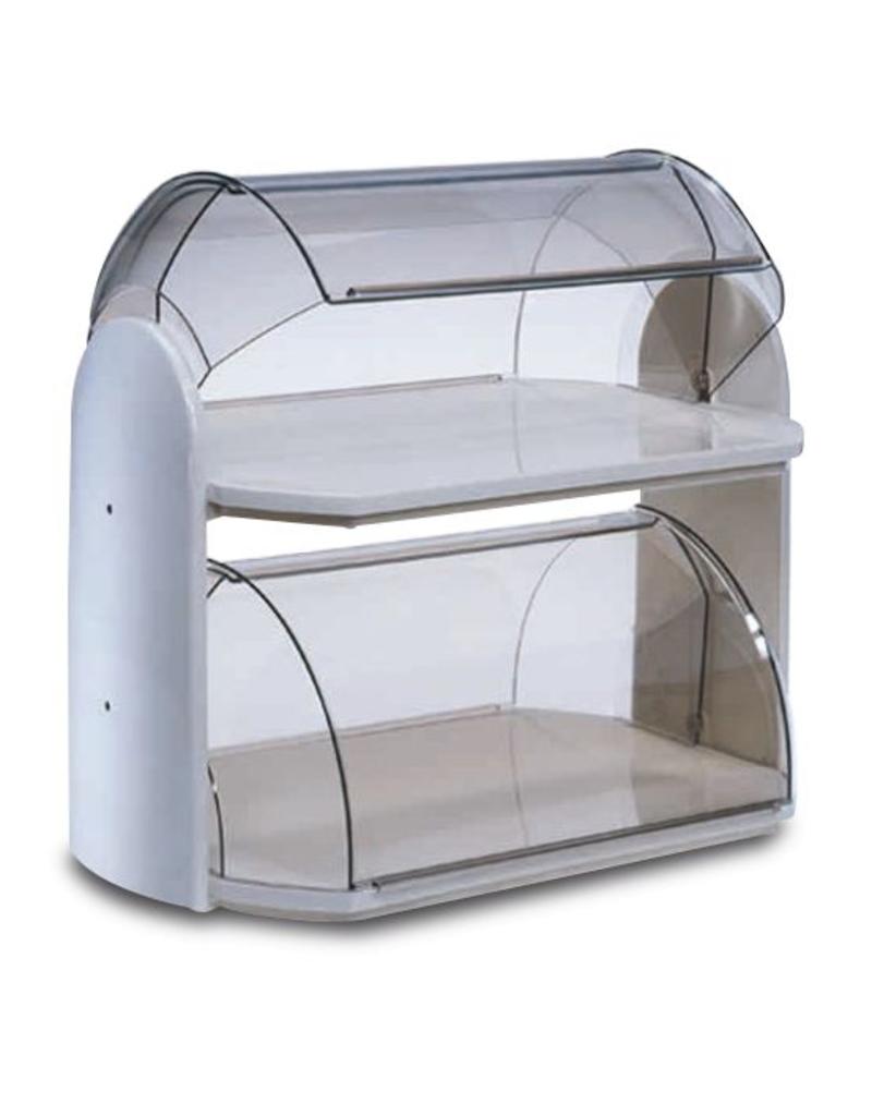 Pastry showcase with two levels - INOX RVS FOR FOOD INDUSTRY