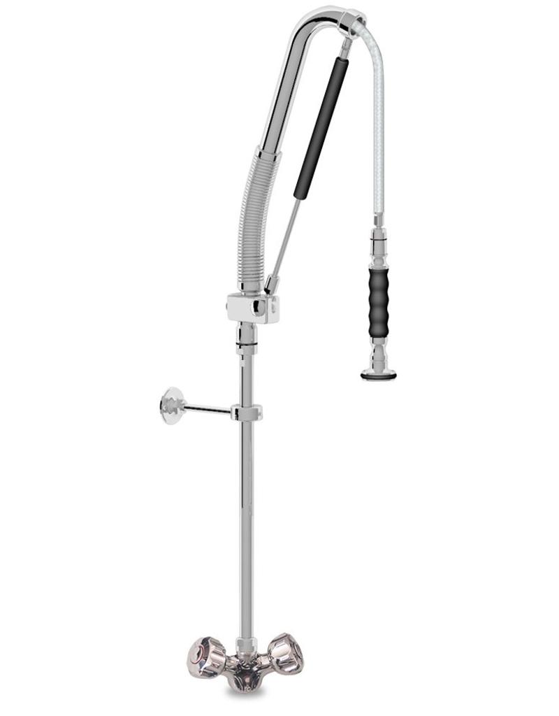 Pre-rinse shower surface-mounted, with lifting mechanism - inox-rvs.com ...