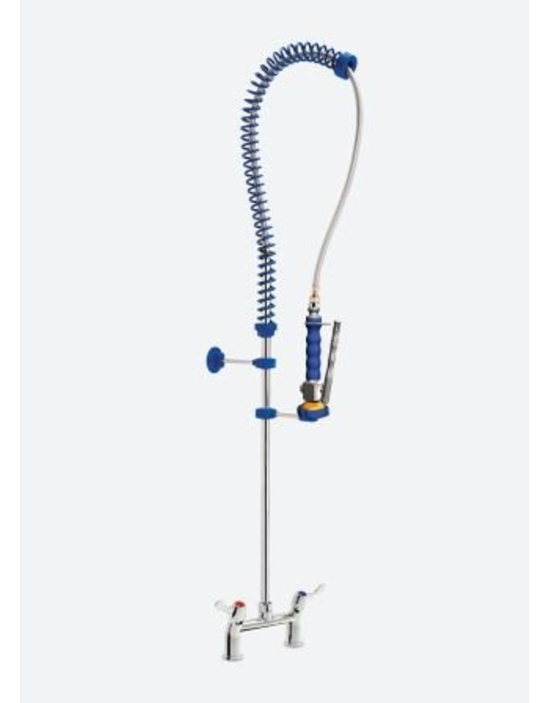 Pre-rinse shower: single-hole model with elbow operation - inox-rvs.com ...