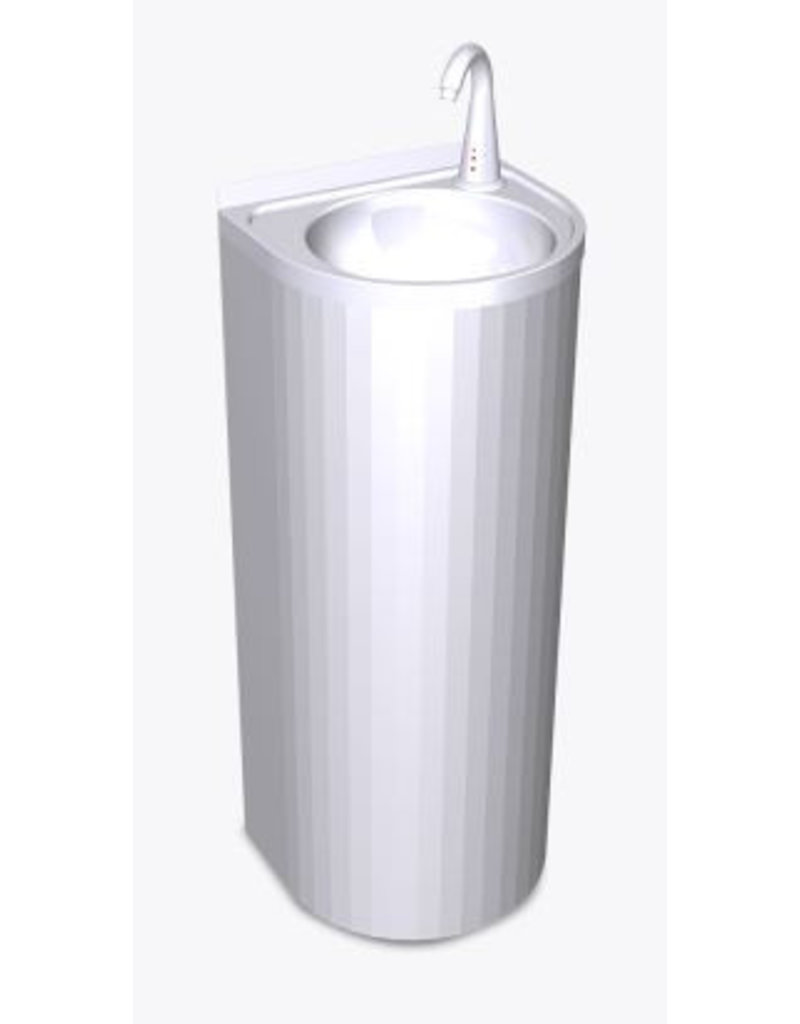 Electronically operated hot and cold water column - INOX RVS FOR FOOD ...