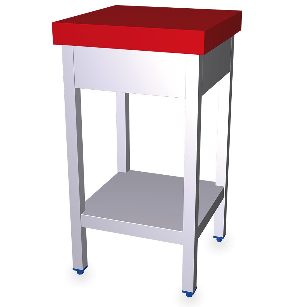 Thick polyethylene chopping block - INOX RVS FOR FOOD INDUSTRY