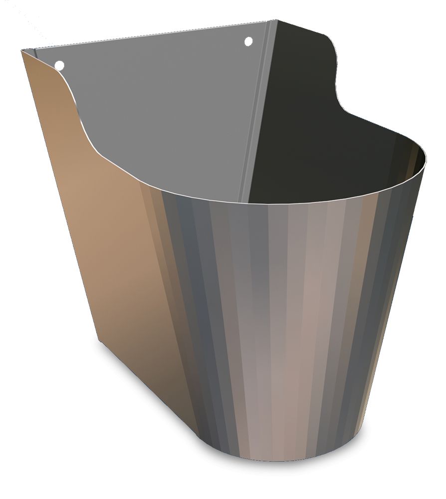 Design wastepaper bin - INOX RVS FOR FOOD INDUSTRY
