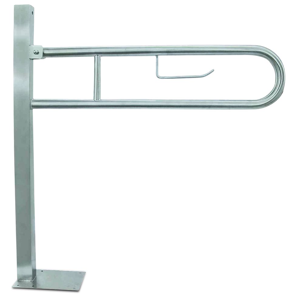 Support bar mounted on the floor - INOX RVS FOR FOOD INDUSTRY