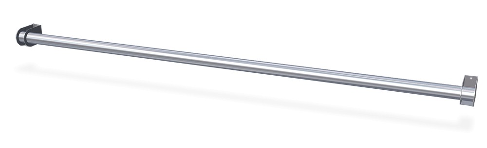 Horizontal support bar on the wall - INOX RVS FOR FOOD INDUSTRY