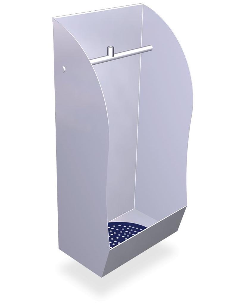 Urinal in stainless steel - INOX RVS FOR FOOD INDUSTRY