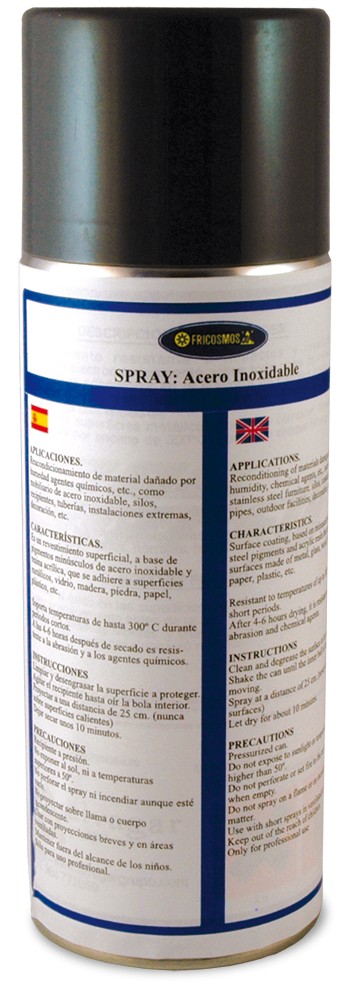 Stainless steel spray - INOX RVS FOR FOOD INDUSTRY