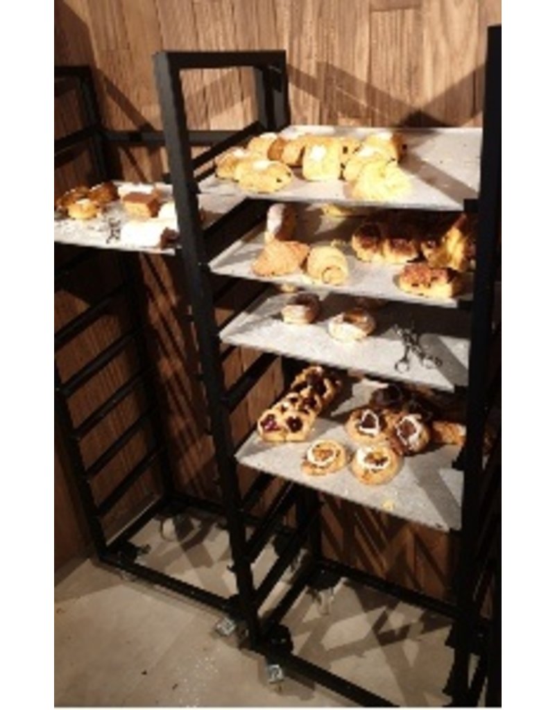 Biscuit rack black lacquered, 8, 9 or 10 deep - INOX RVS FOR FOOD INDUSTRY