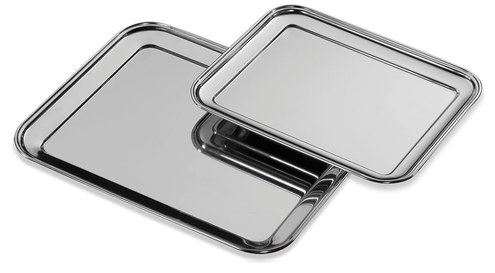Stainless steel tray - INOX RVS FOR FOOD INDUSTRY