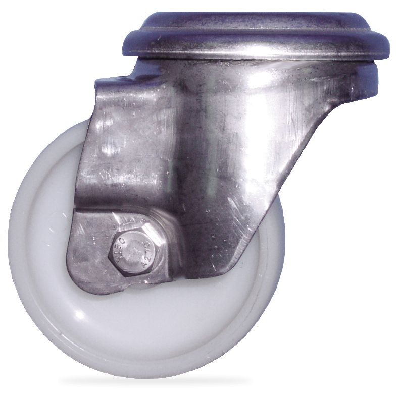 Wheel stainless steel / nylon - INOX RVS FOR FOOD INDUSTRY